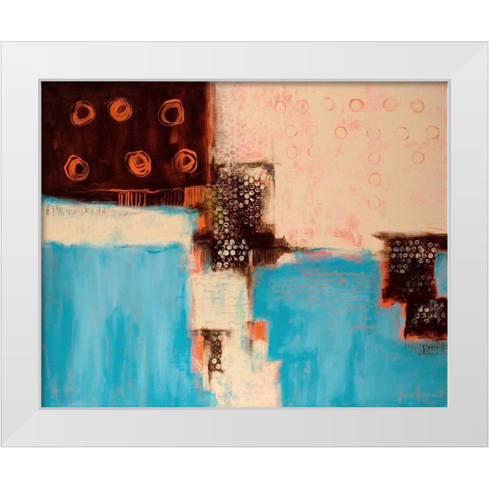Segrest, Jane 31x26 White Modern Wood Framed Museum Art Print Titled ...