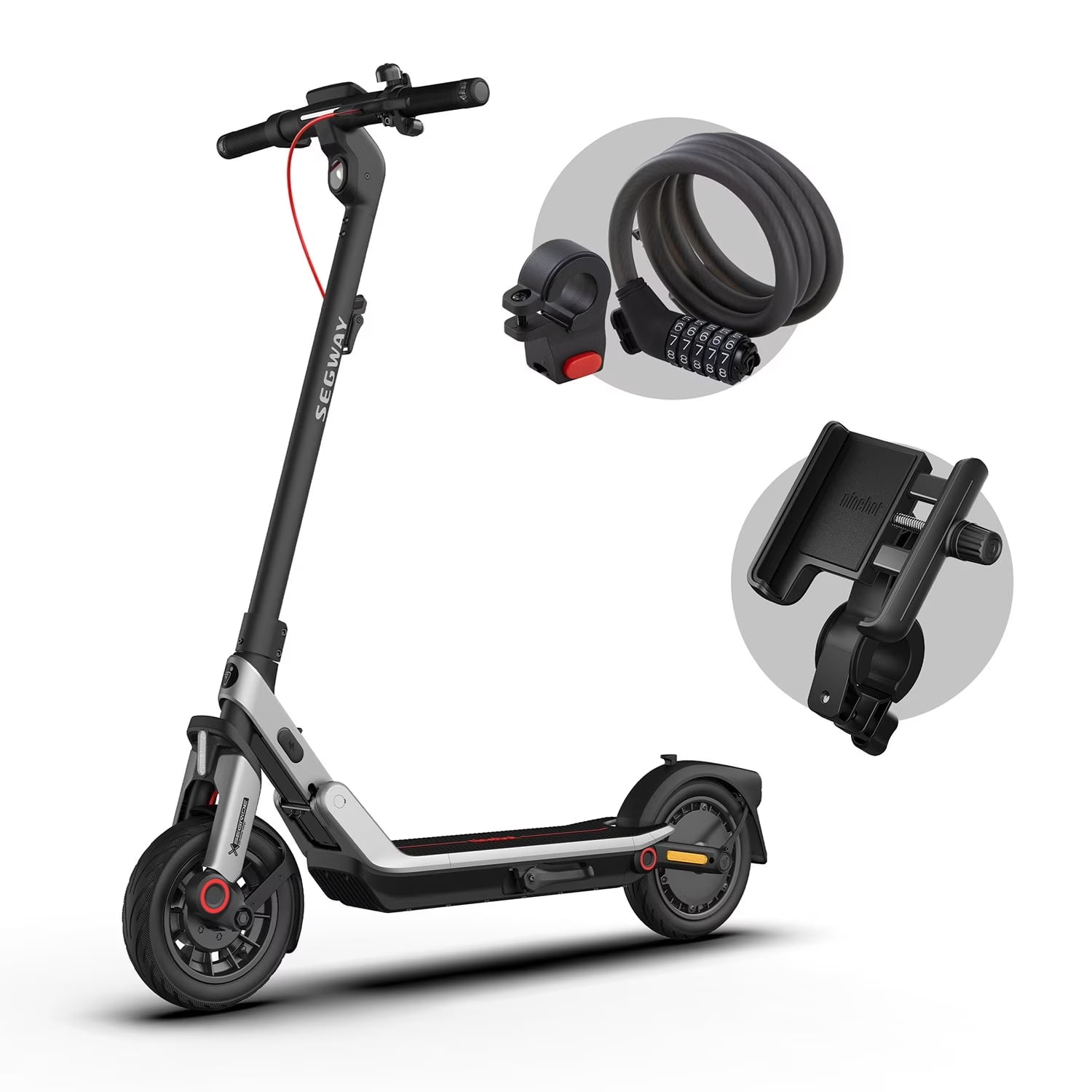 Segway E3 Pro SE Electric Scooter, 20 MPH with Lock & Phone Mount ...