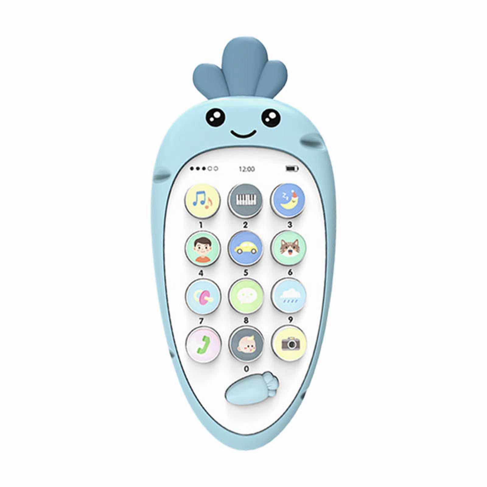 Sehao Baby Cell Phone Toy Sensory Learning Toys with 12 Functions Baby ...