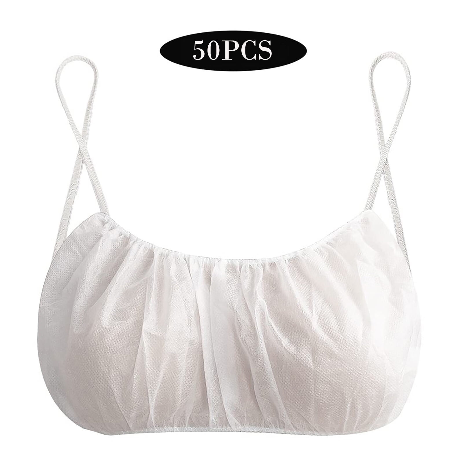 Sehao Women's Disposable Bras Disposable Spa Top Underwear Brassieres ...