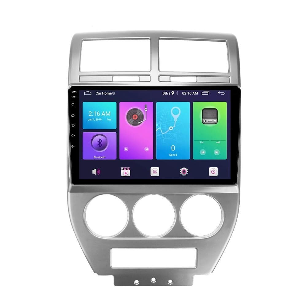 Sehmtoo Android Car Stereo for Jeep Compass 2007-2009 10 inch 2 Din ...