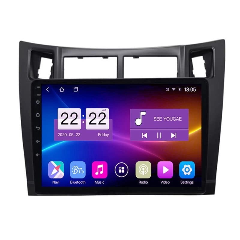 Sehmtoo Android Car Stereo for ToyoTa Yaris 2008-2011 2 Din Radio GPS ...