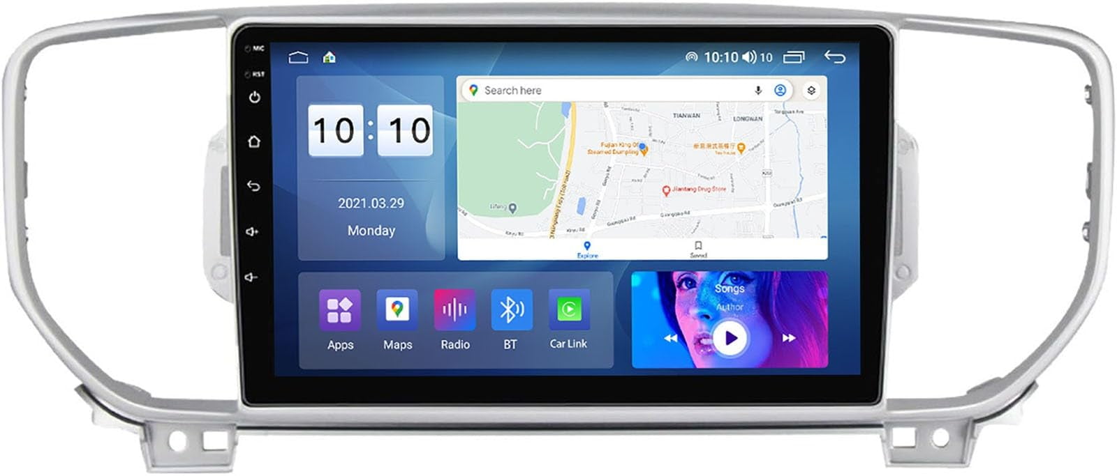 Sehmtoo Car Radio Sehmtoo Android 12.0 Car Stereo 2 Din Radio for K-ia ...