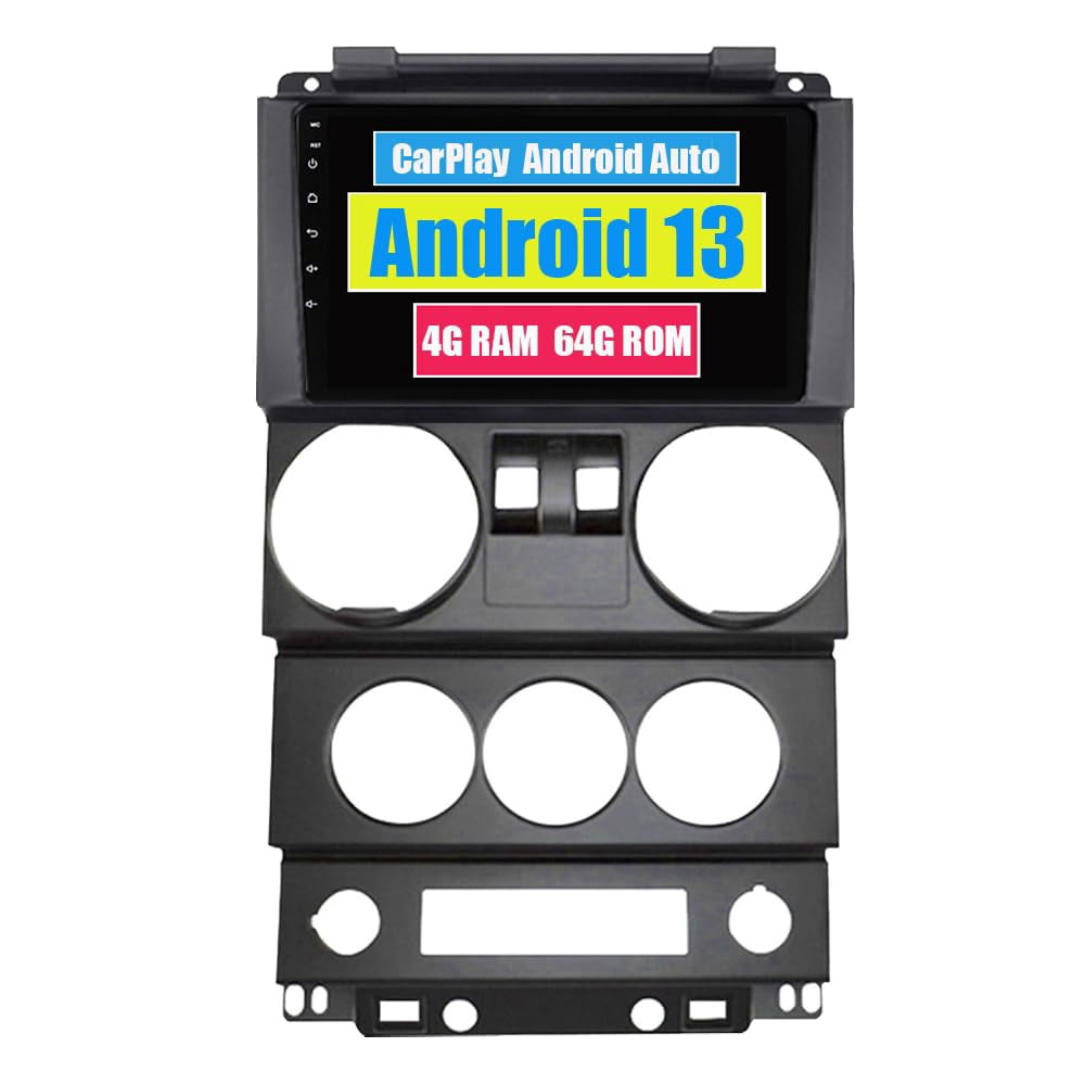 Sehmtoo Car Radio Sehmtoo Car Stereo CarPlay Head Unit for Jeep ...