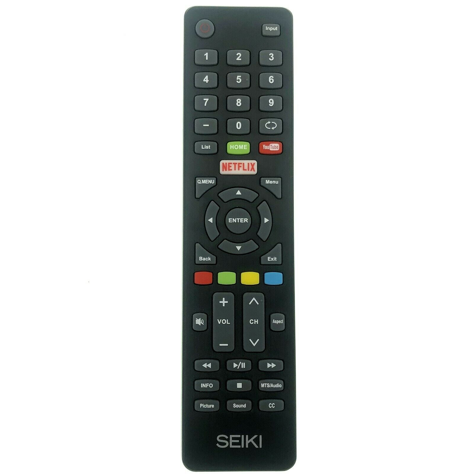 Seiki Smart TV Remote A6141 compatible with Most of Seiki Smart TVs ...