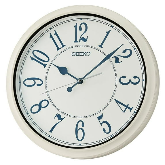 Seiko QXA801WLH Wall Clock, White - Walmart.com