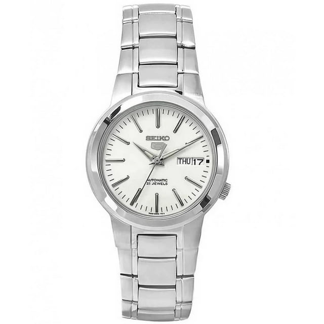 Seiko 5 Automatic White Dial Men's Watch SNKA01 - Walmart.com