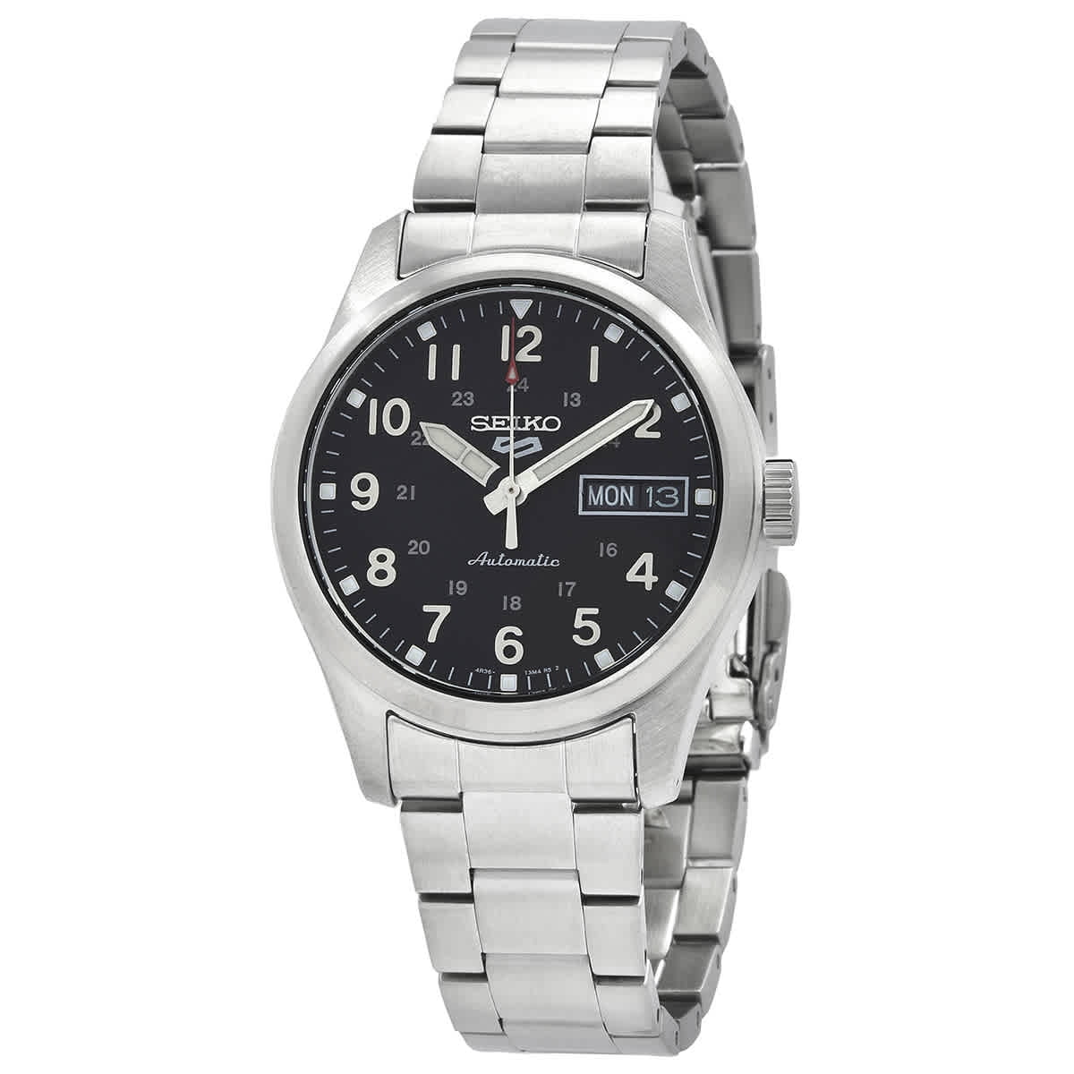 Seiko 5 Sports Automatic Black Dial Men's Watch SRPJ81K1 - Walmart.com