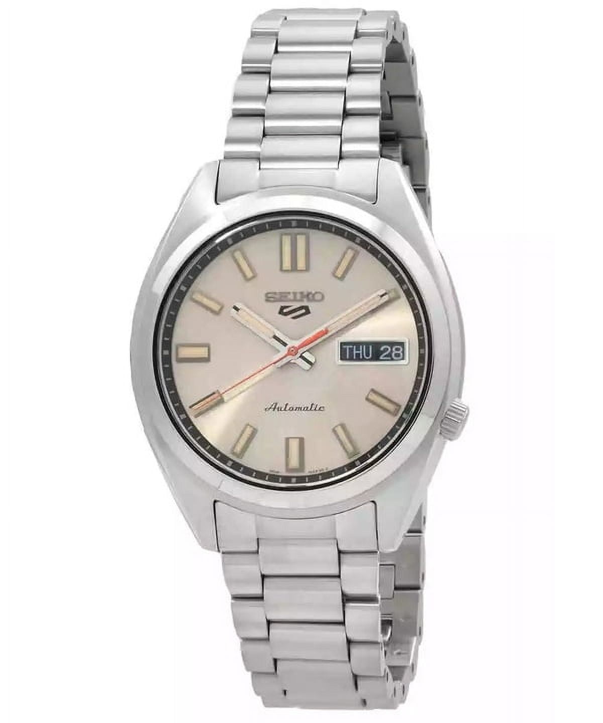 Seiko 5 Sports SNXS Automatic Ivory Dial Men's Watch SRPK91K1 - Walmart.com