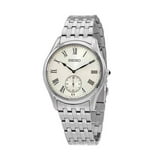 Seiko Conceptual Stainless Steel Cream Dial Quartz SRK047P1 Men's Watch ...