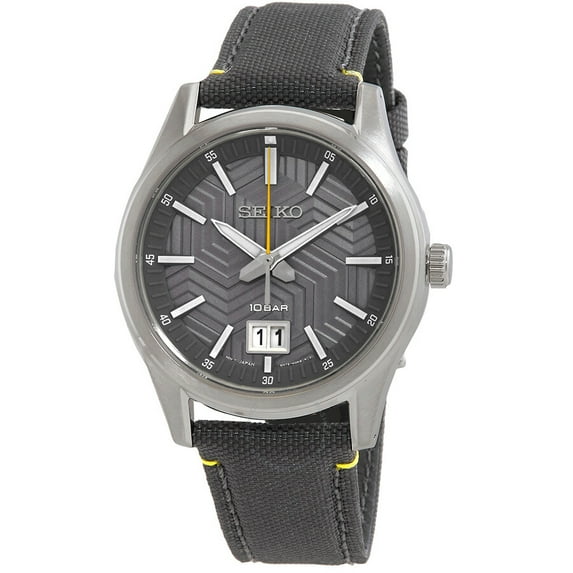 Seiko Essentials Collection Gray Gonochromatic Men's Watch Quartz ...