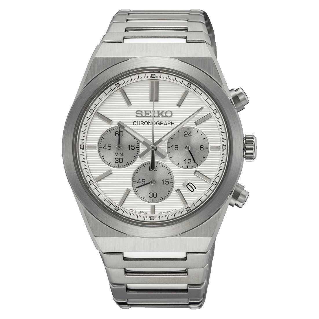 Seiko Essentials Collection Stainless Steel Men's Watch SSB451 ...