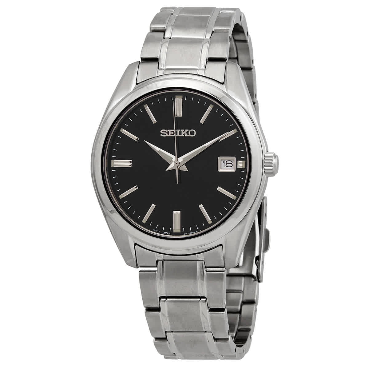 Seiko Essentials Quartz Black Dial Men's Watch SUR311 - Walmart.com