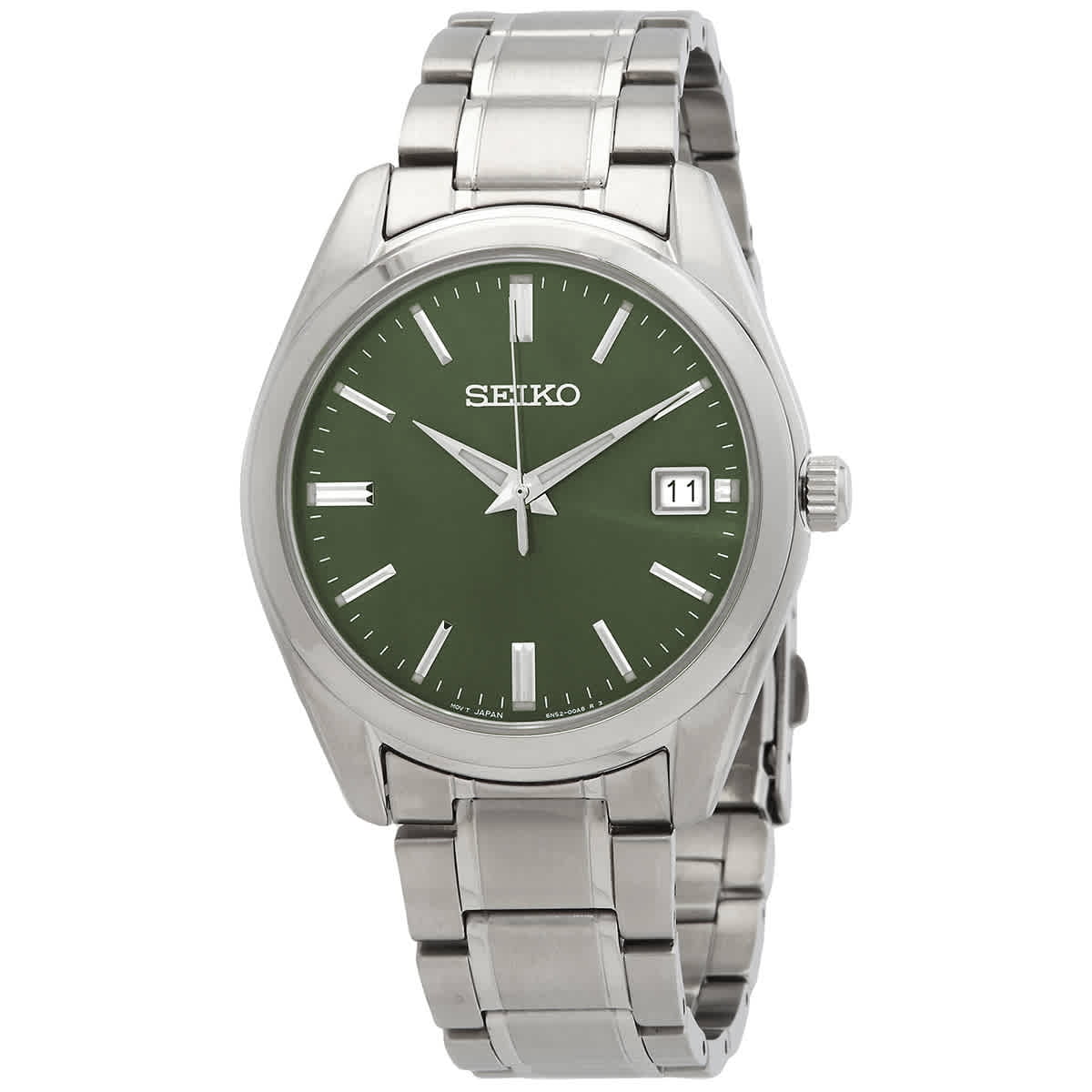 Seiko Essentials Quartz Green Dial Men's Watch SUR527 - Walmart.com