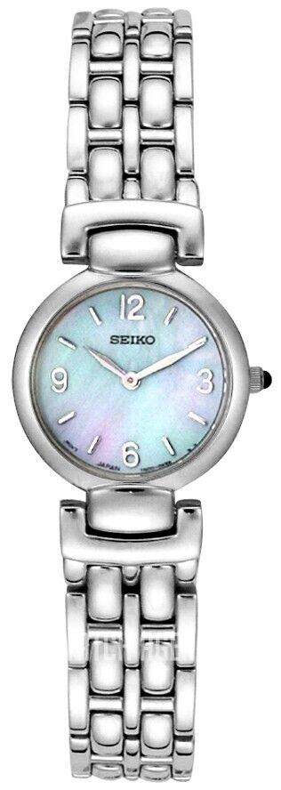 Seiko Ladies Stainless Steel Blue Mother of Pearl Dial Watch SUJ709 ...