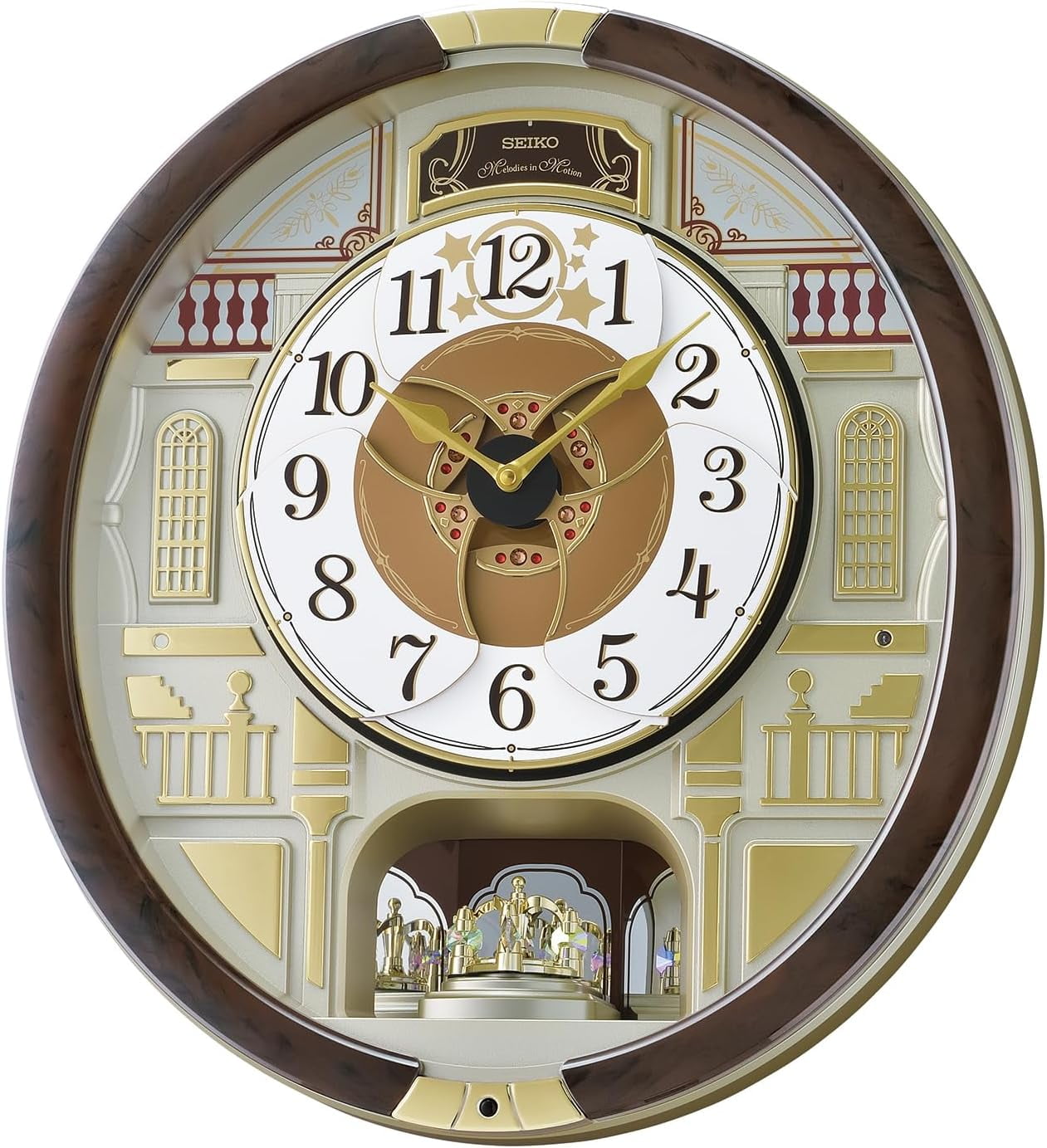Seiko Melodies in Motion Musical Wall Clock, Concert Hall - Walmart.com