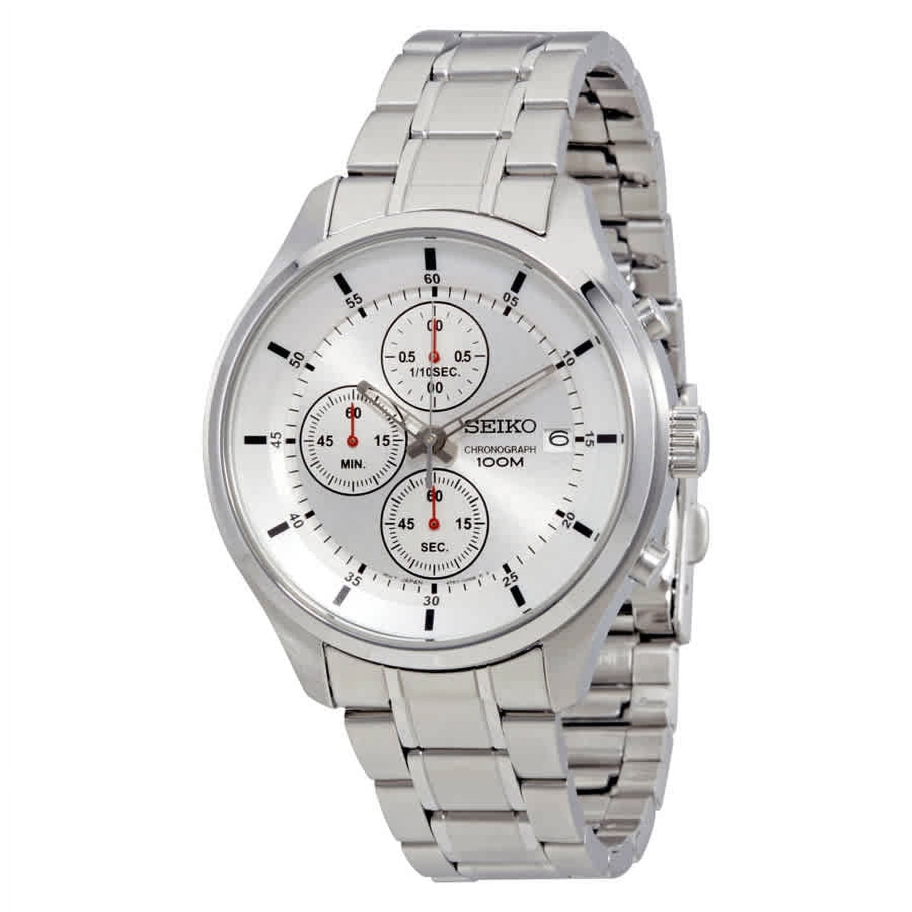 Seiko Men's Chronograph Silver Dial Watch SKS535 - Walmart.com