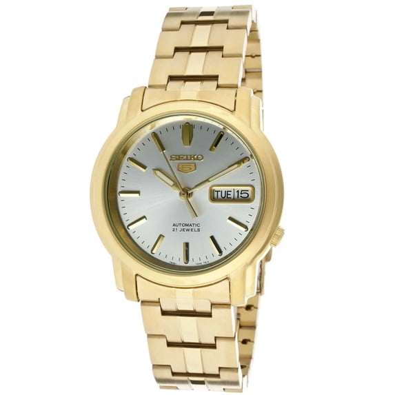 Seiko Series 5 Men's Watch SNKK74, Automatic, Gold-Tone, 100ft Water ...