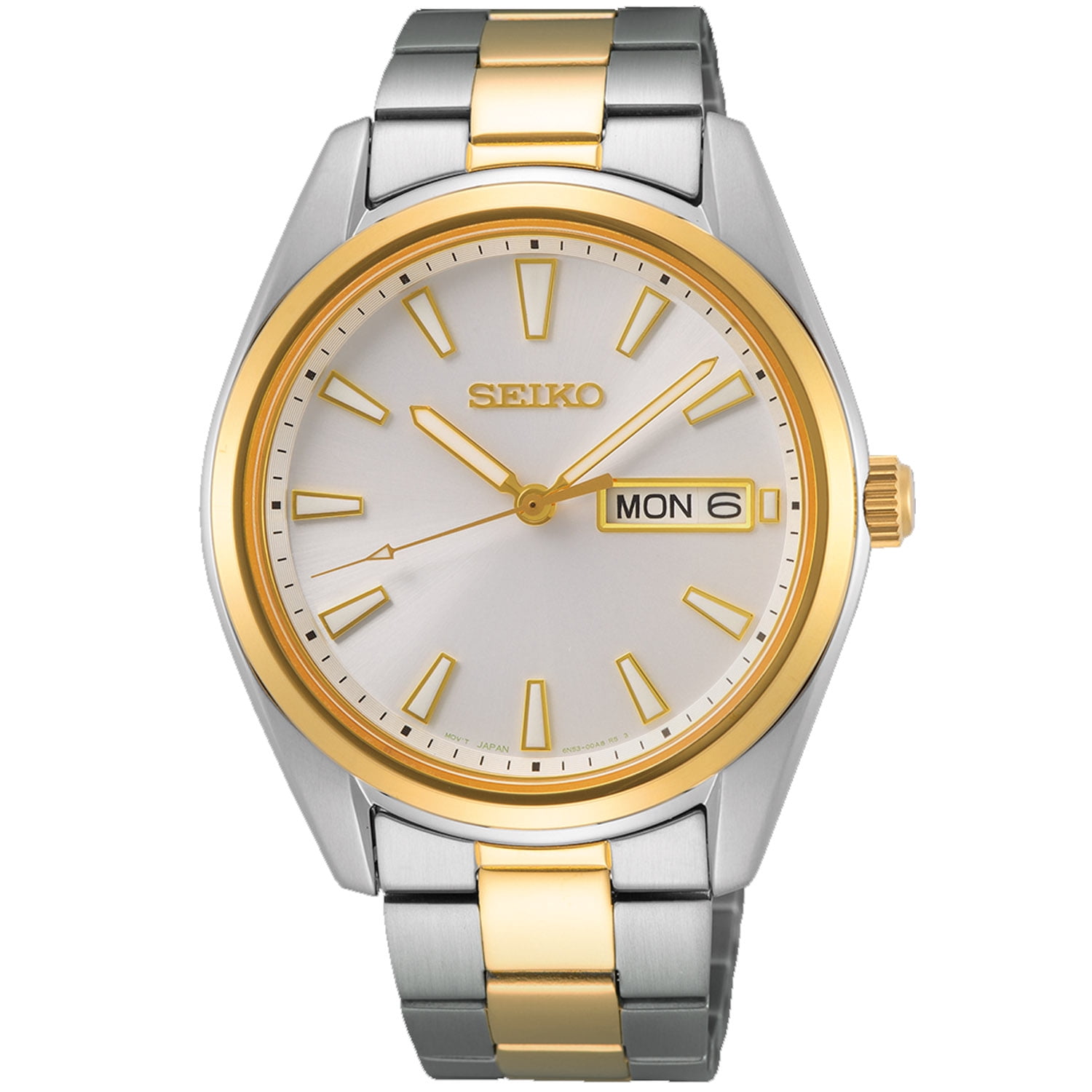 Seiko Men's Neo Classic Silver Dial Watch, Stainless Steel, Quartz ...
