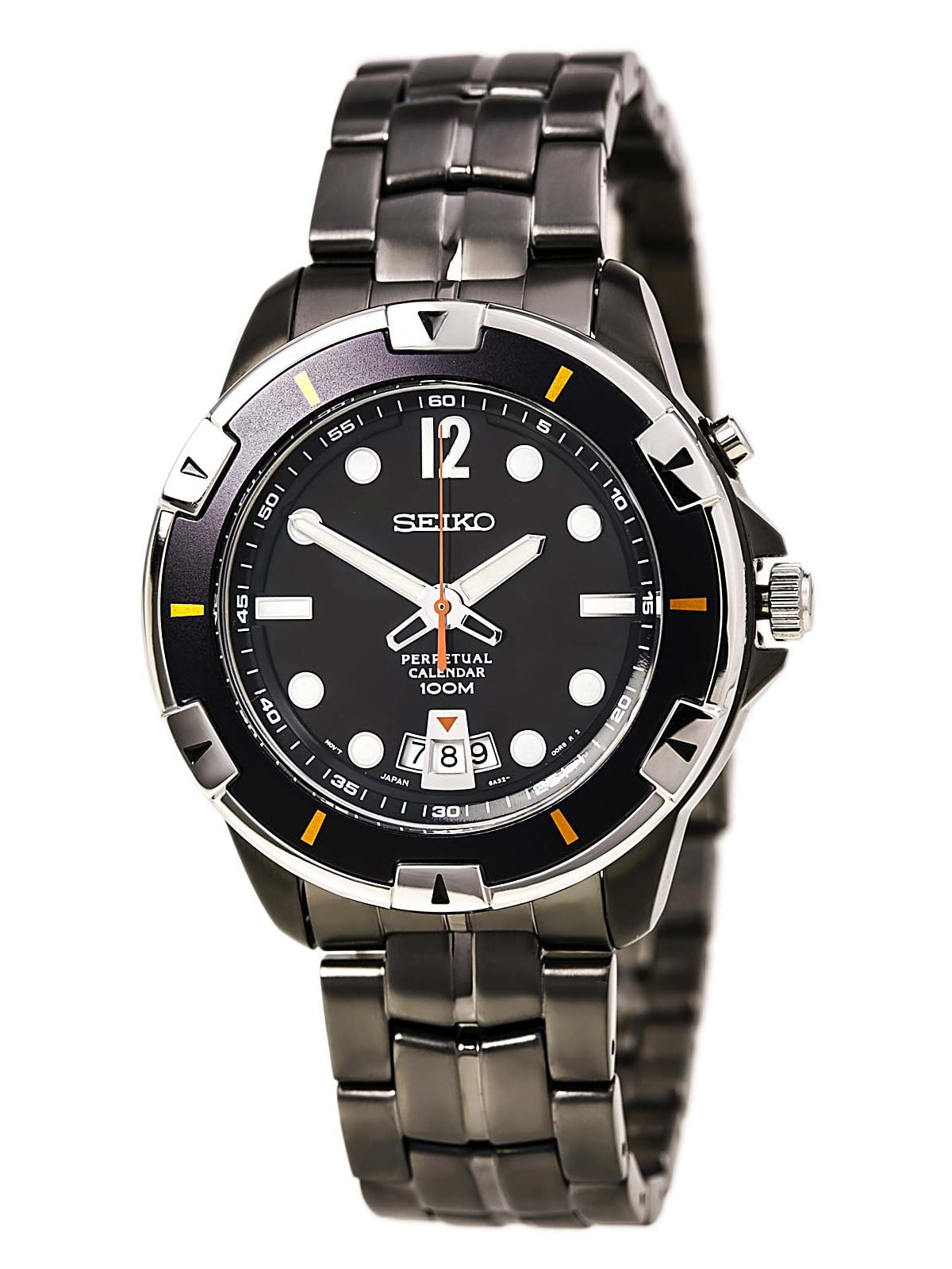 Seiko Men's Perpetual Calendar Watch SNQ095 - Walmart.com