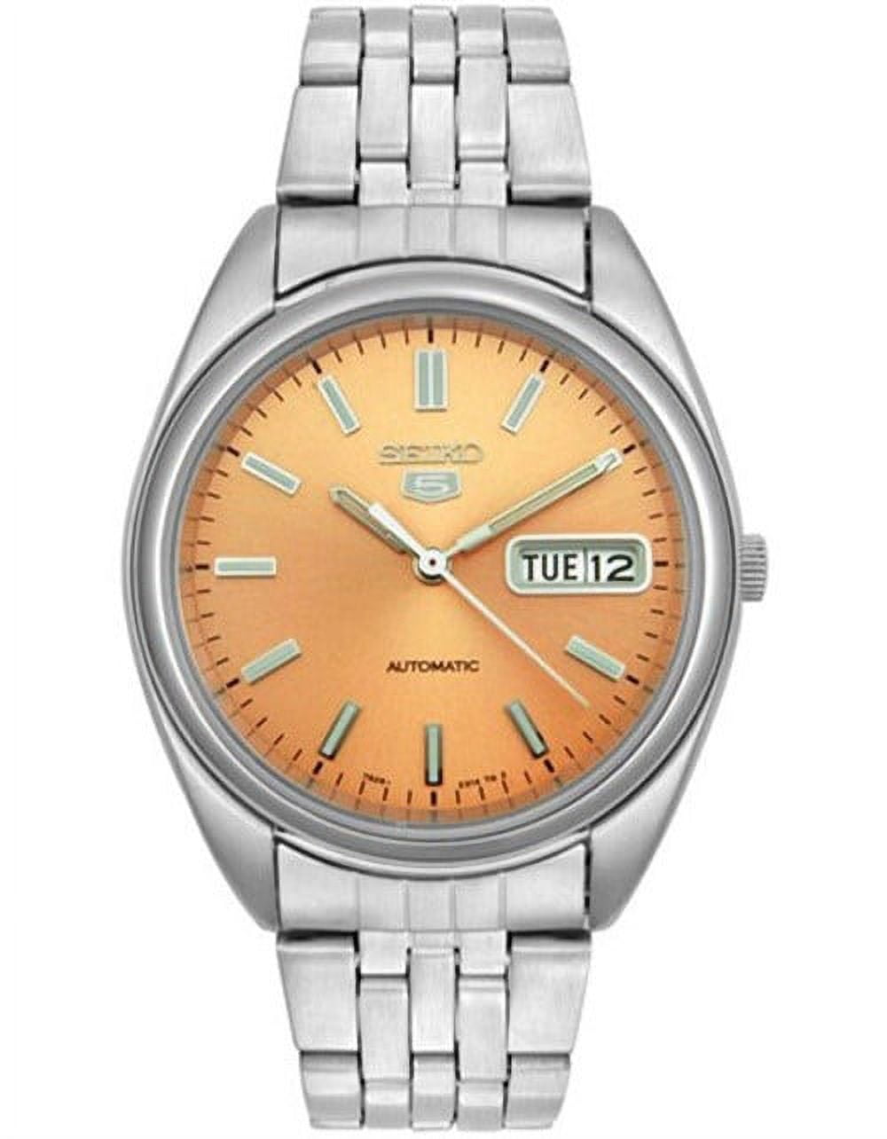 Seiko Men's SNXA11 Automatic Copper Dial Stainless Steel Watch ...