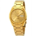 Seiko, Men's Series 5 Automatic Watch, SNKL48, Gold Dial - Walmart.com