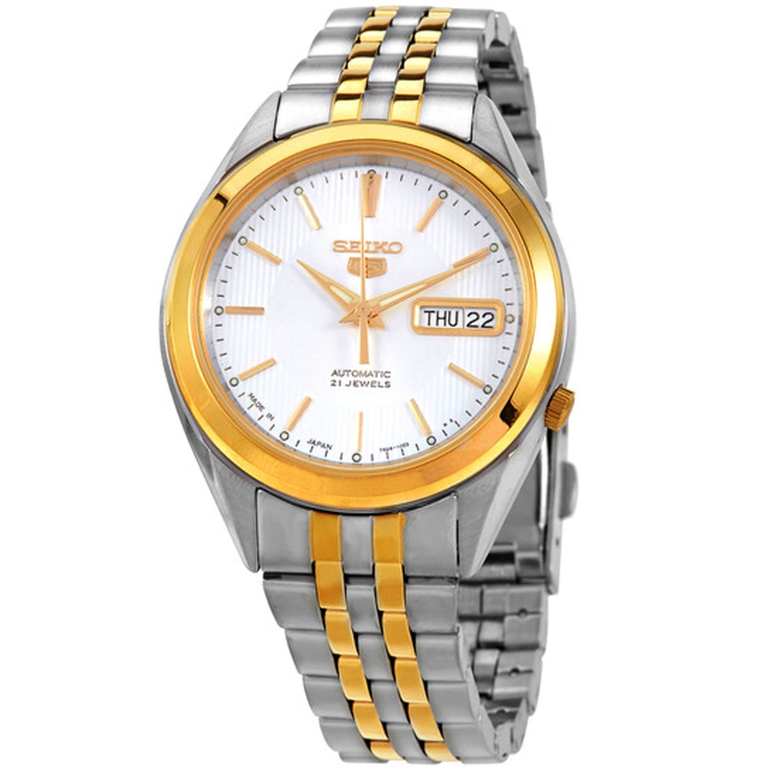 Seiko Men's Series 5 White Dial Watch - SNKL24J1 - Walmart.com
