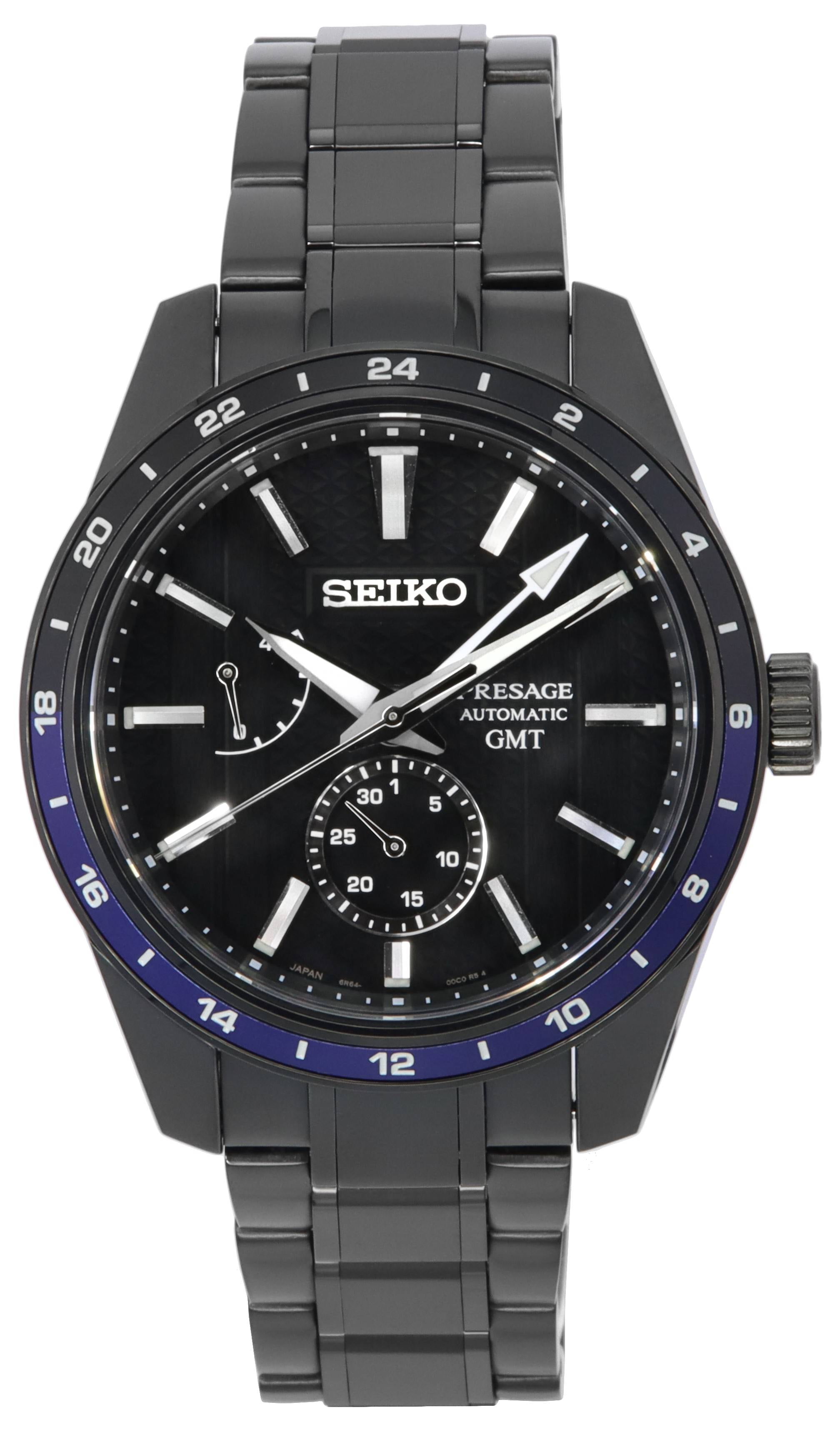 Seiko Presage Sharp Edged Series ZERO HALLIBURTON Limited Edition Black ...