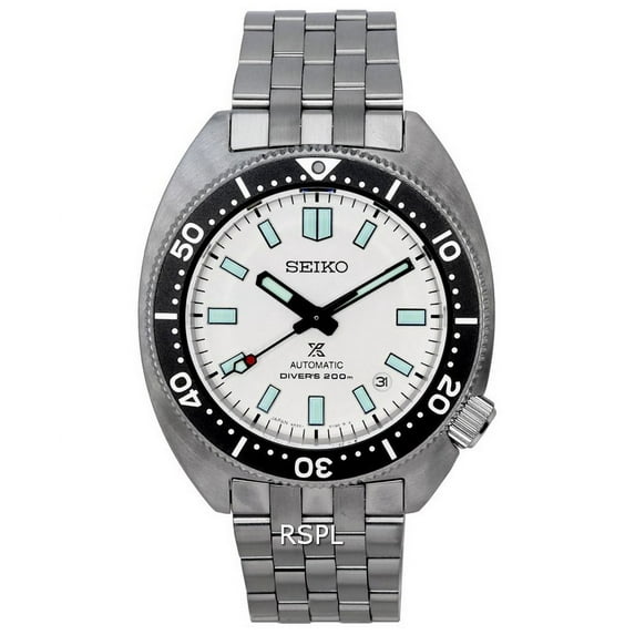 Seiko Prospex Automatic Men's Watch, Stainless Steel, White Dial, 200m ...