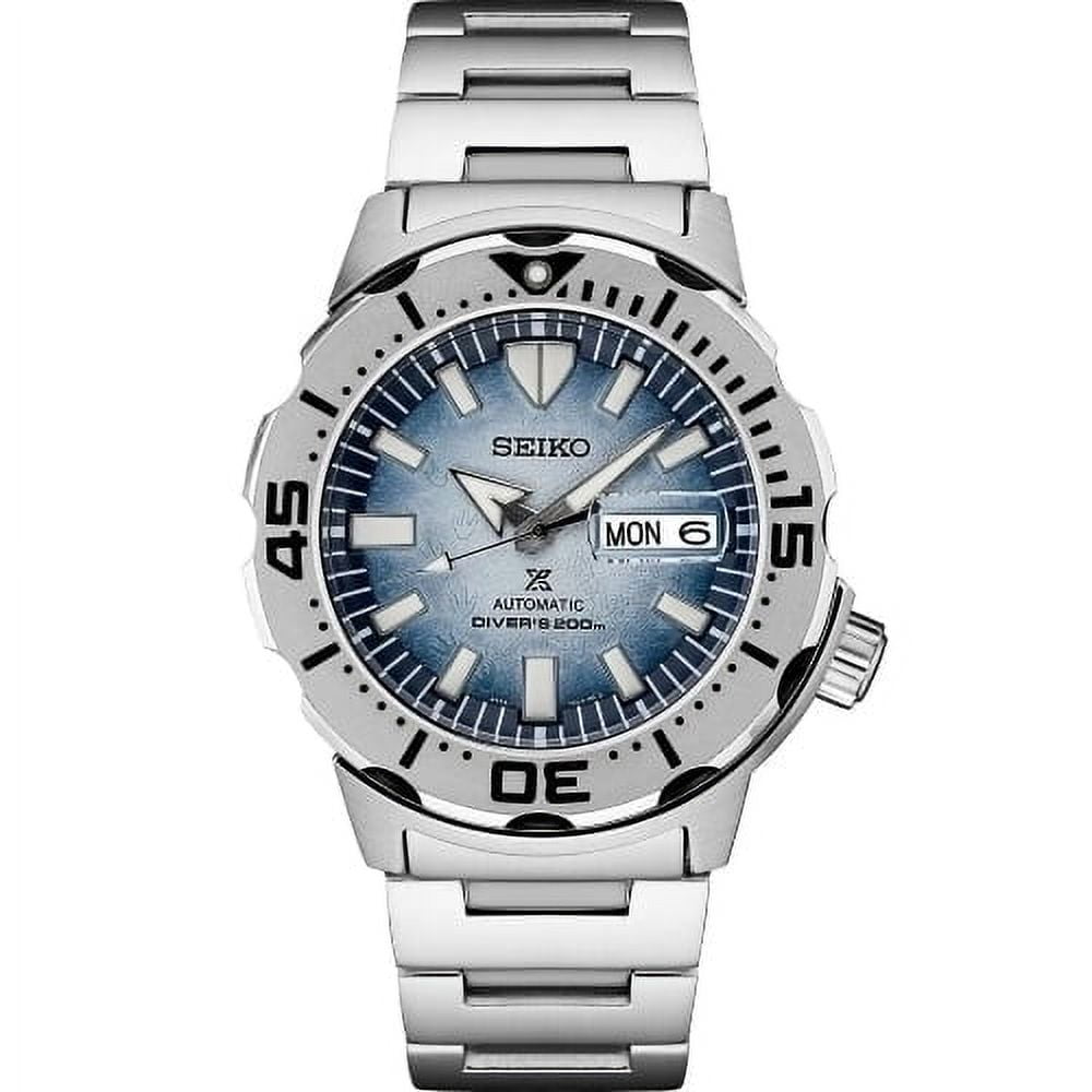 Seiko Prospex SRPG57 Ocean Frost Monster Special Edition Steel Watch ...