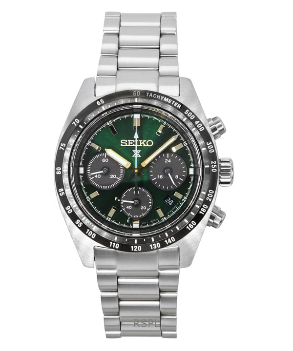 Seiko Prospex Speedtimer Chronograph Deep Green Dial Solar SSC933P1 ...