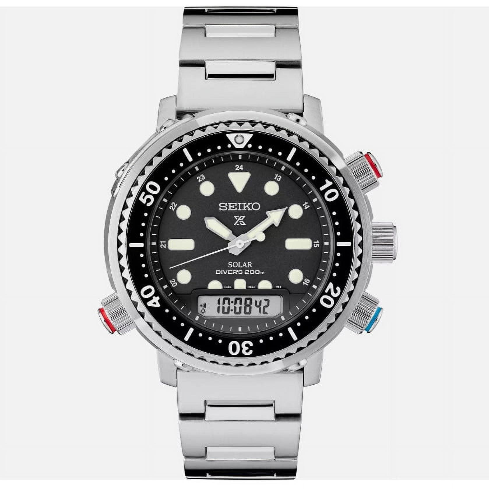 Seiko Prospex Solar Hybrid "Arnie" Divers 200M Mens Watch SNJ033 ...