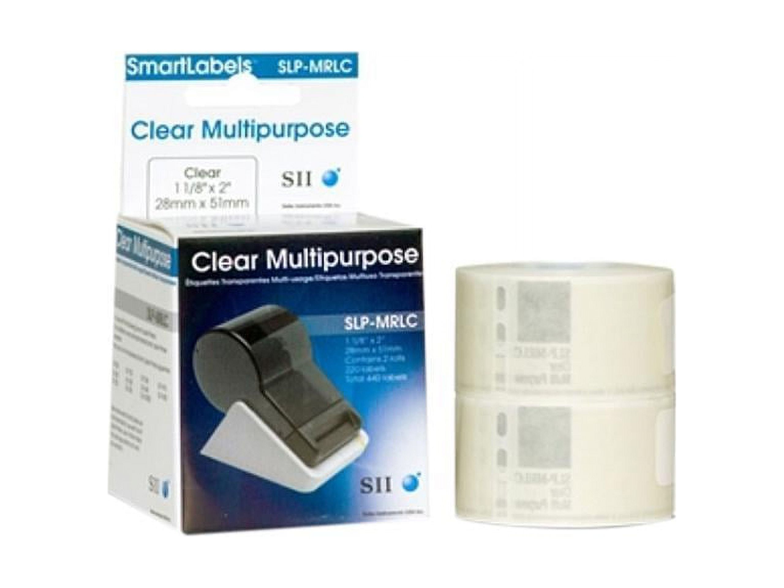 Seiko Self-Adhesive Multiuse Labels, 1-1/8 x 2, White, 440/Box ...