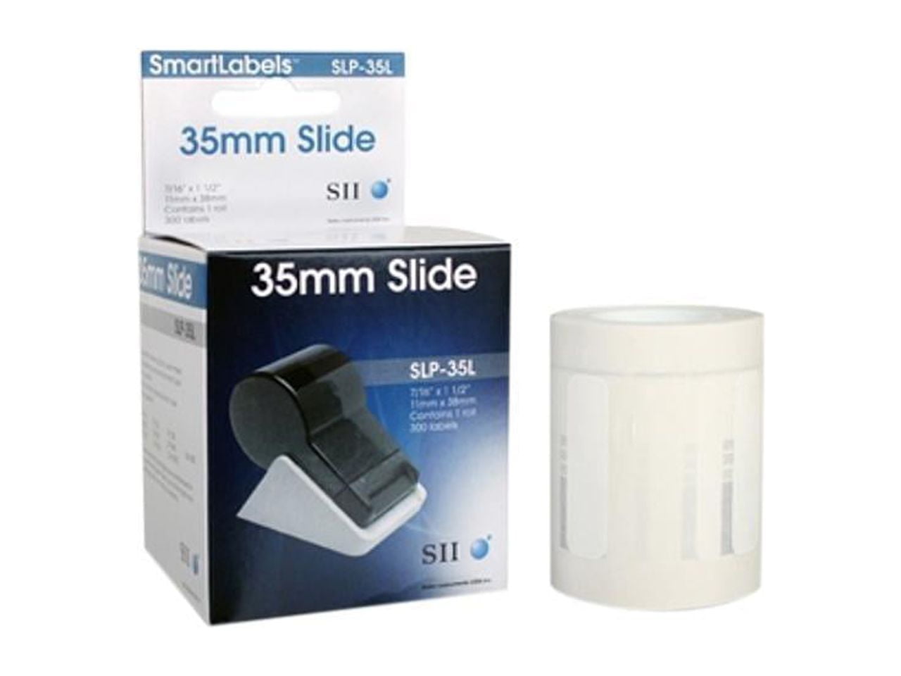 Seiko Self-Adhesive 35mm Slide Labels, 7/16 x 1-1/2, White, 300/Box ...