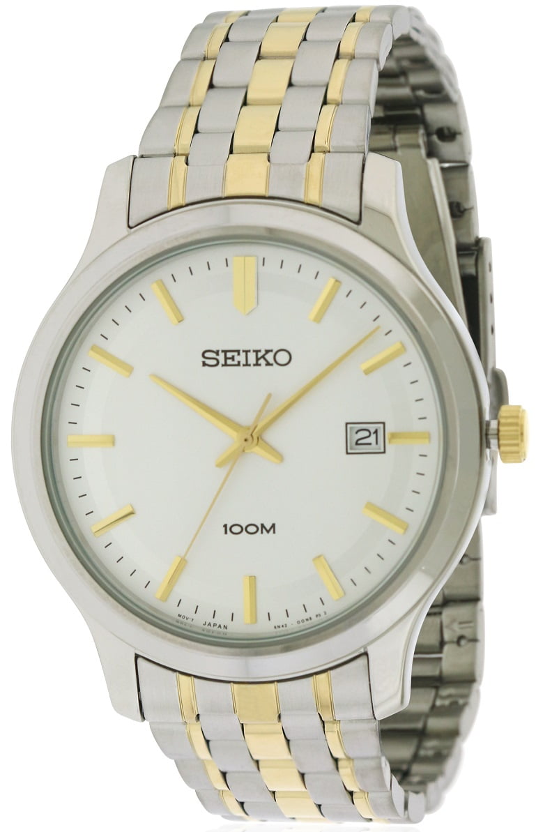 Seiko Two-Tone Mens Watch SUR147 - Walmart.com