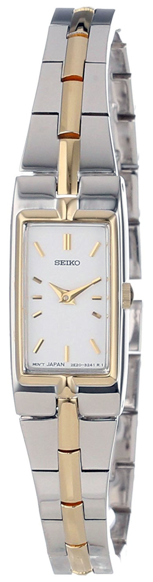 Seiko Essentials Quartz Charcoal Sunray Dial Ladies Watch SUR414 ...