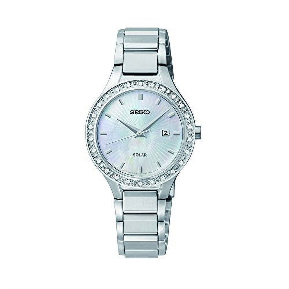 Seiko Women's SUT135 Silver Stainless-Steel Quartz Watch - Walmart.com