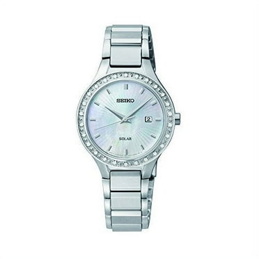 Seiko Essentials Quartz Charcoal Sunray Dial Ladies Watch SUR414 ...