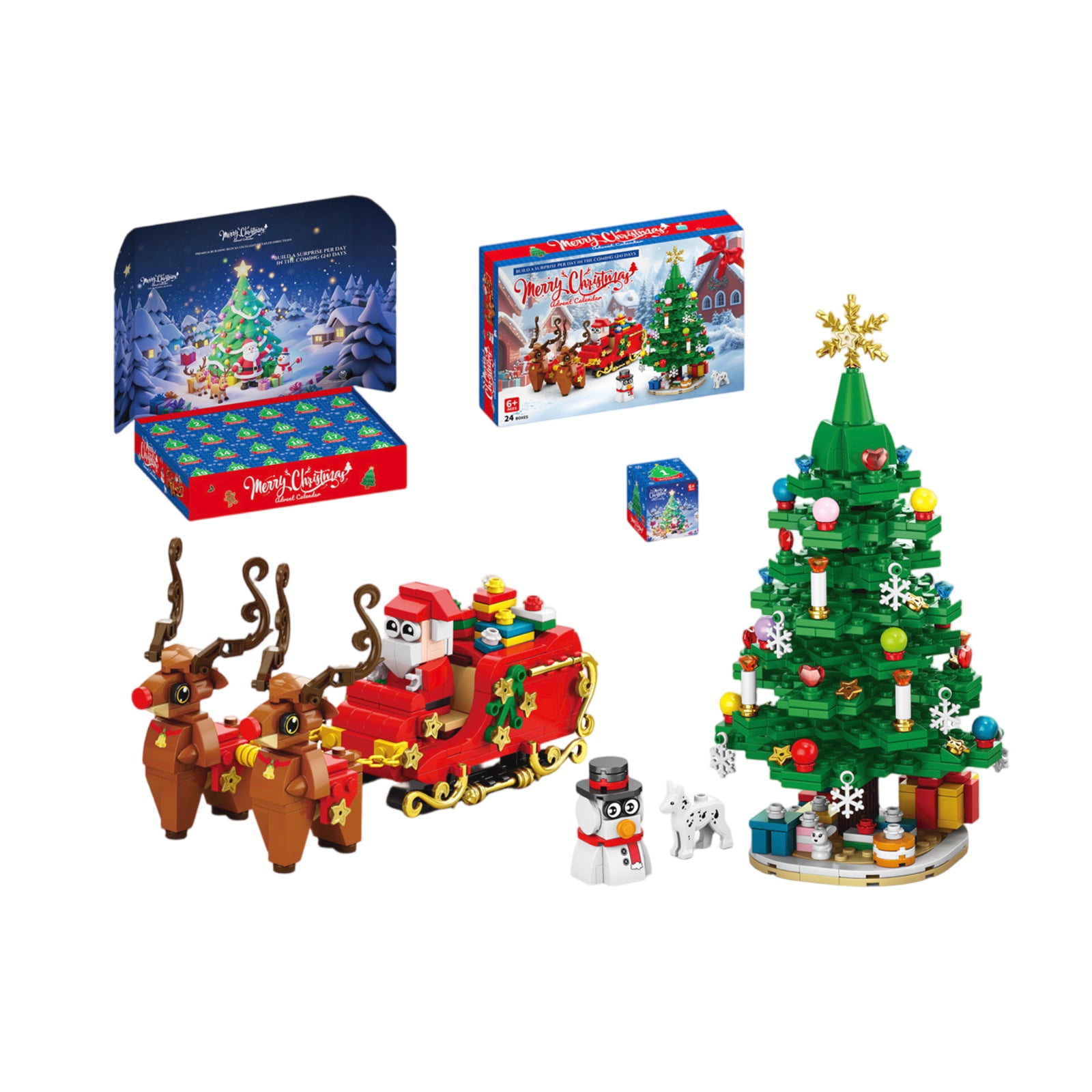 Seilly Christmas Advent Calendar 2025, 3D Mini Christmas Tree Building ...