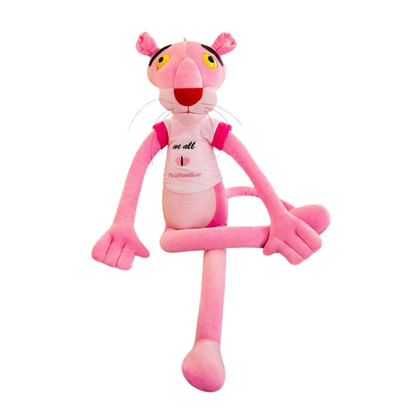 Seilly Pink Panther Stuffed Animal 29 Inch, Cute and Soft Pink Panther ...