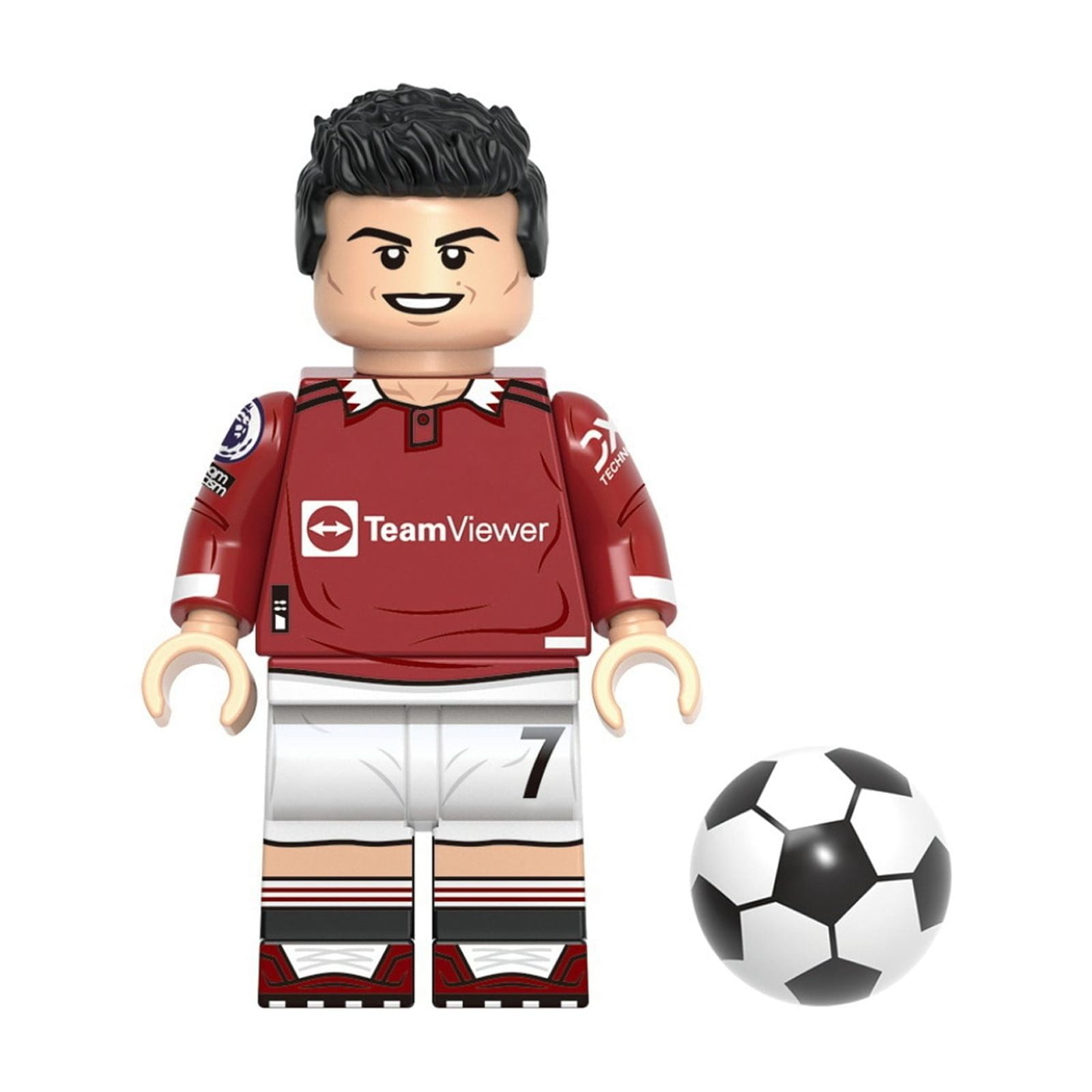 Seilly Soccer Minifigures Building Block Toys, Iconic Football Stars ...