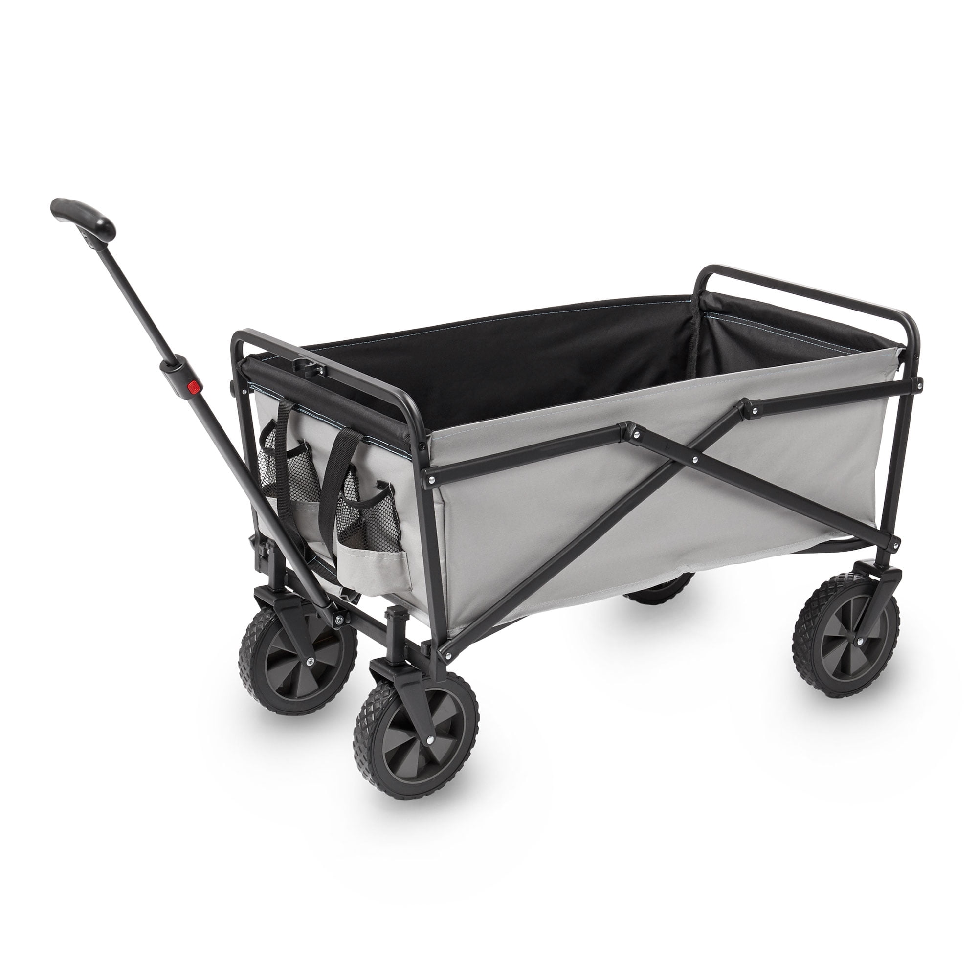 Seina Collapsible Portable Utility Wagon Cart with Foldable Storage ...