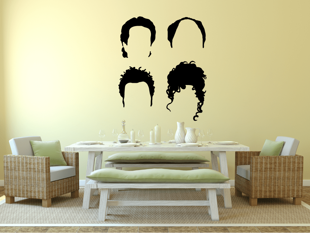 Seinfeld Character Icon Cast TV Show Series Sitcom Quote Wall Stickers ...