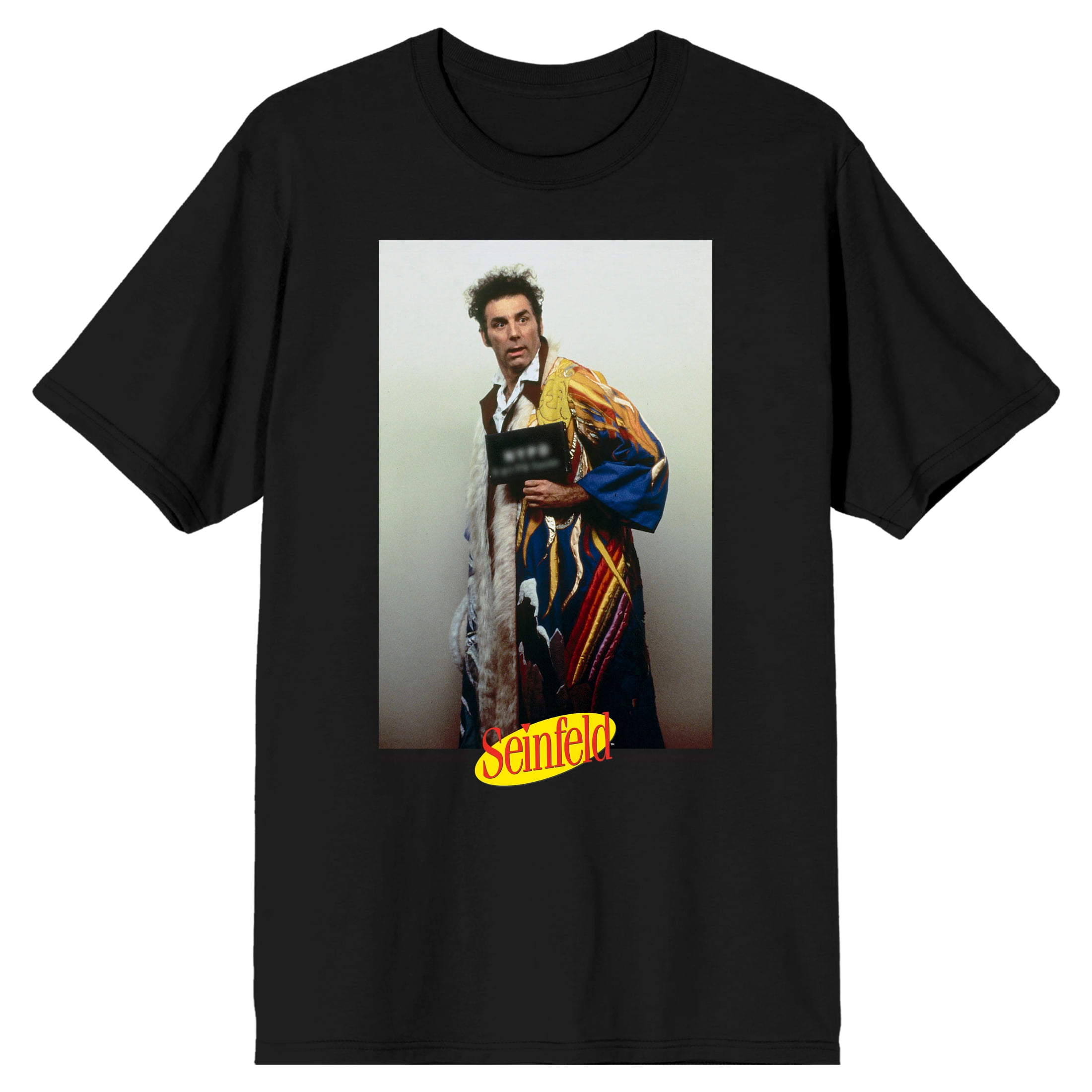 Seinfeld Cosmo Kramer Men's Black T-shirt-XXL | TV Show Merchandise ...