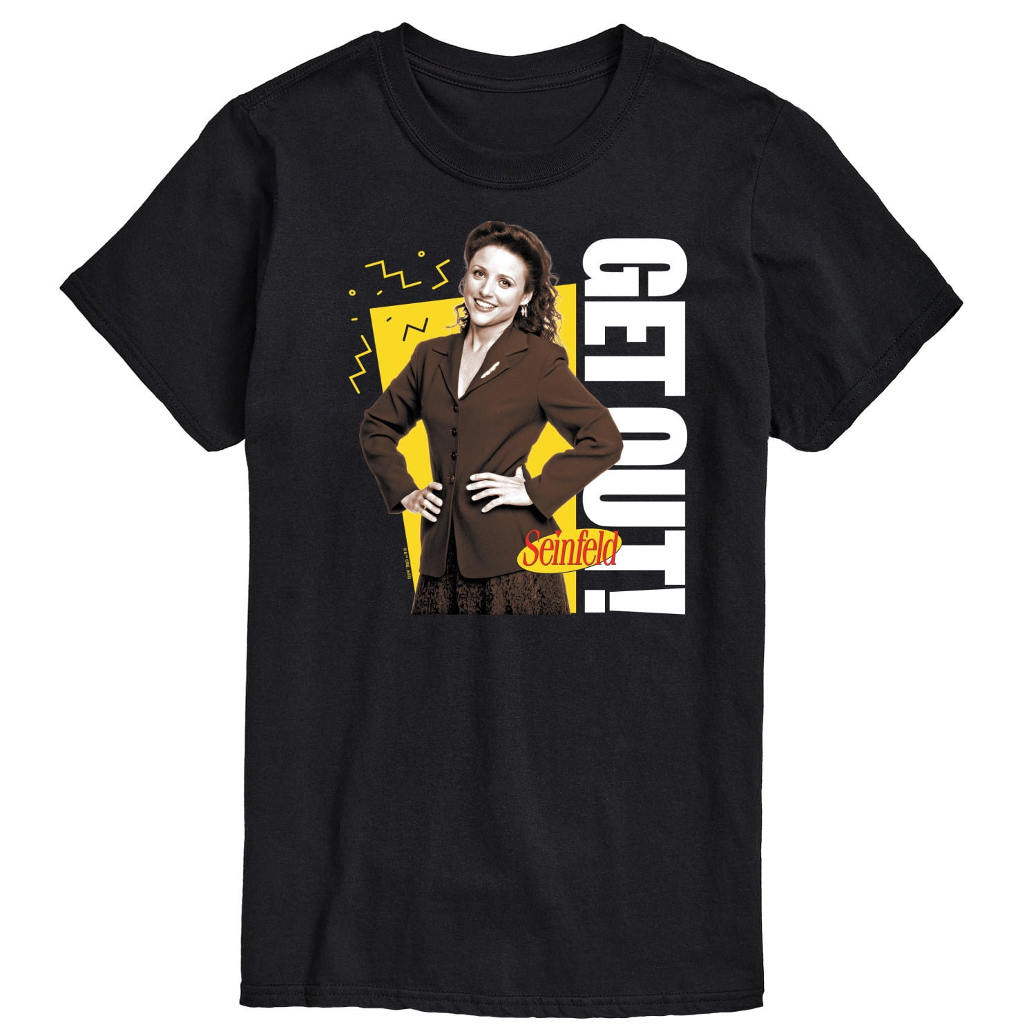 Seinfeld - Elaine Get Out - Men's Short Sleeve Graphic T-Shirt ...
