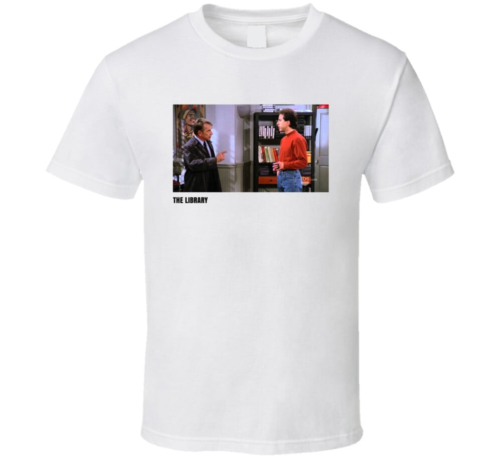 Seinfeld Episode Title The Library Tv Show Fan T Shirt - Walmart.com