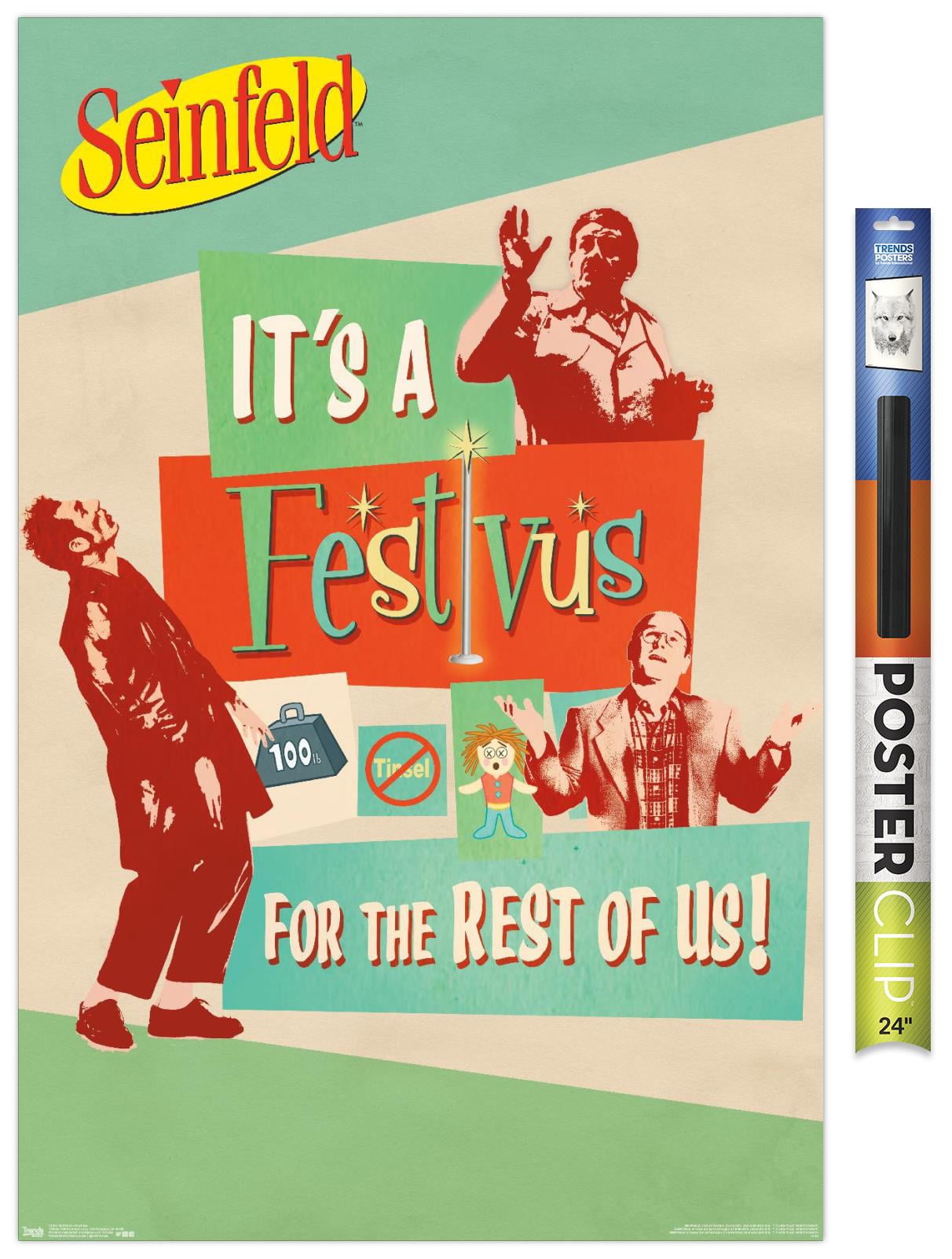 Seinfeld - Festivus Wall Poster, 22.375" x 34" - Walmart.com