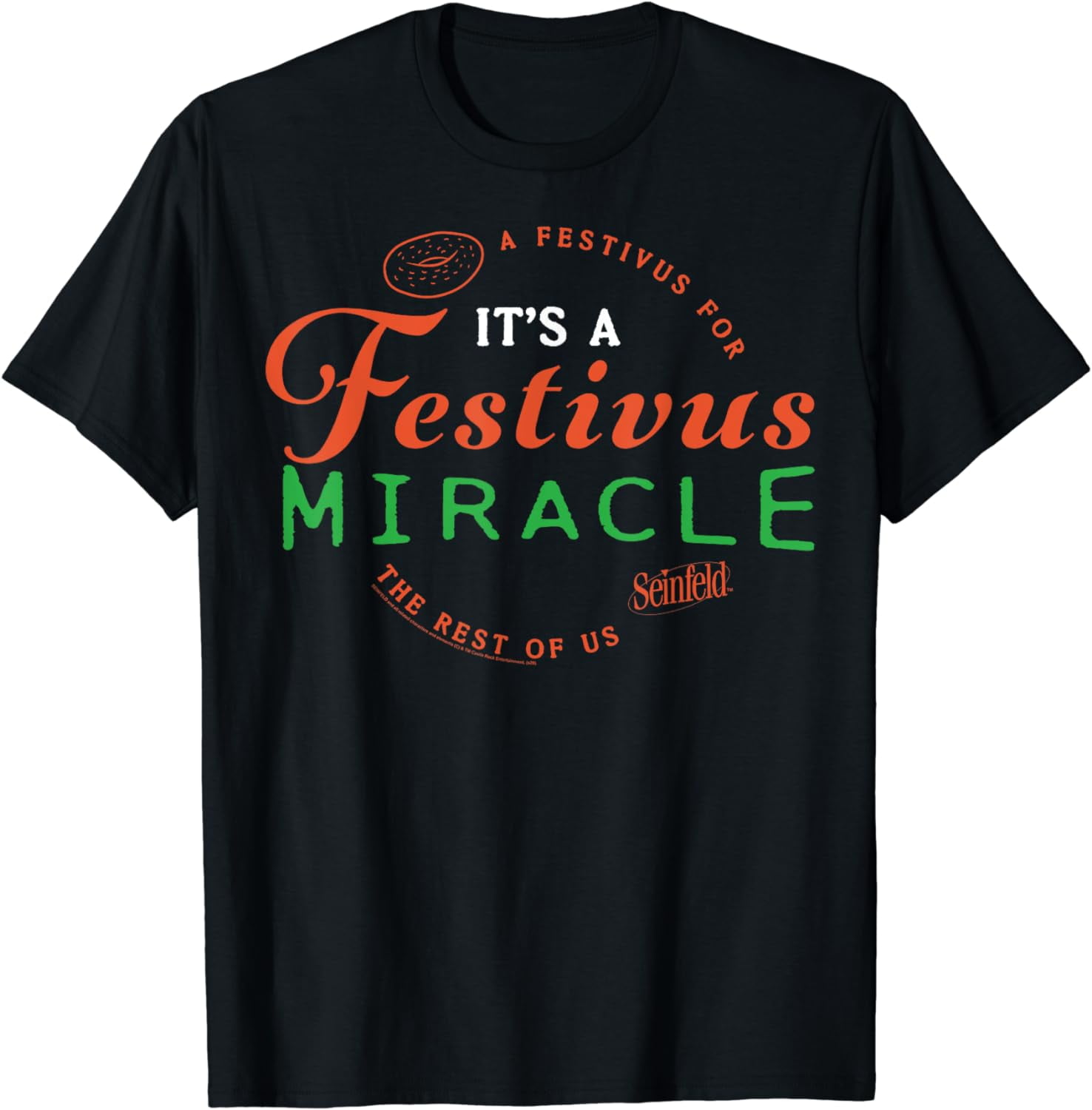 Seinfeld It's A Festivus Miracle T-Shirt - Walmart.com
