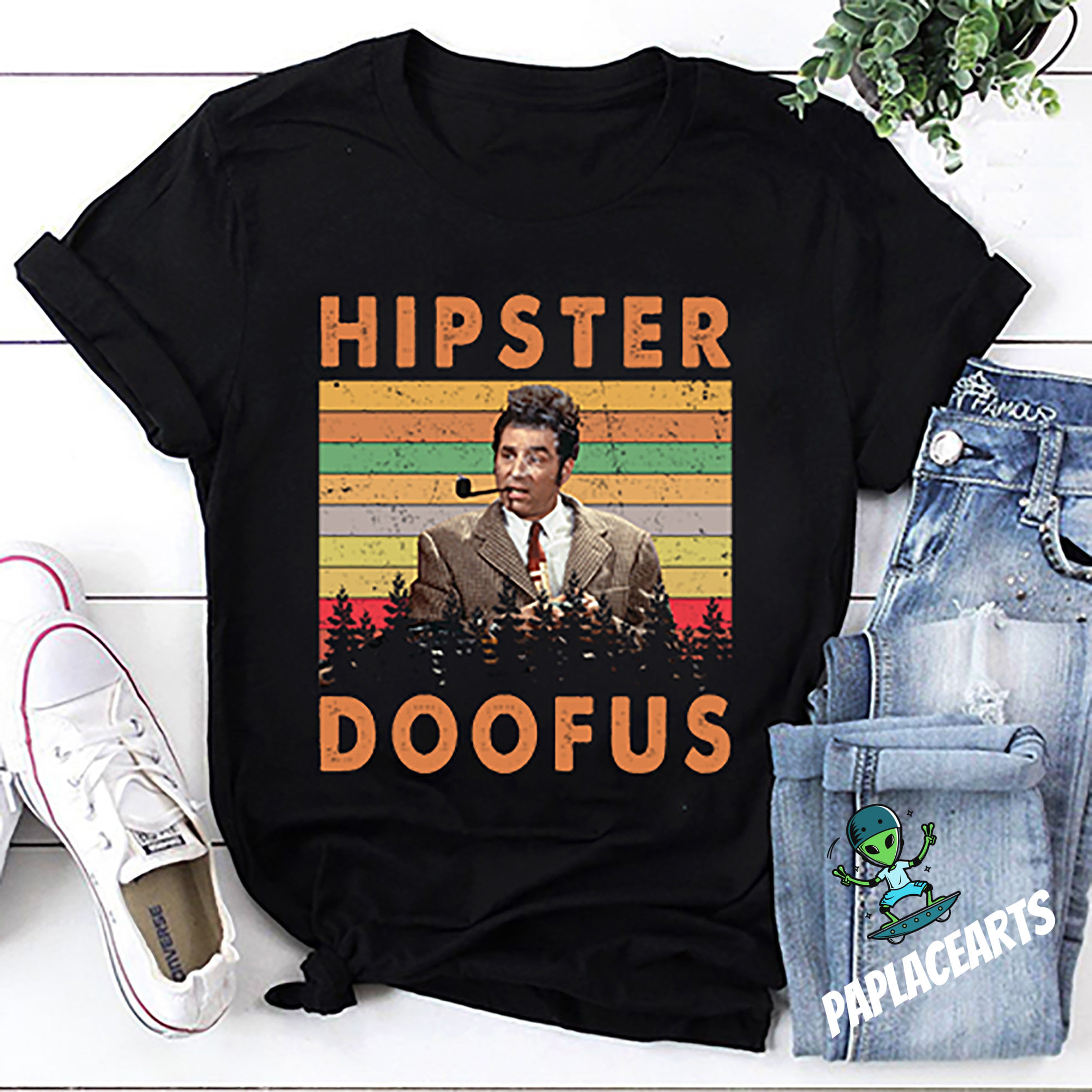 Seinfeld Kramer T-Shirt, Hipster Doofus Shirt, Kramer Vintage Shirt ...