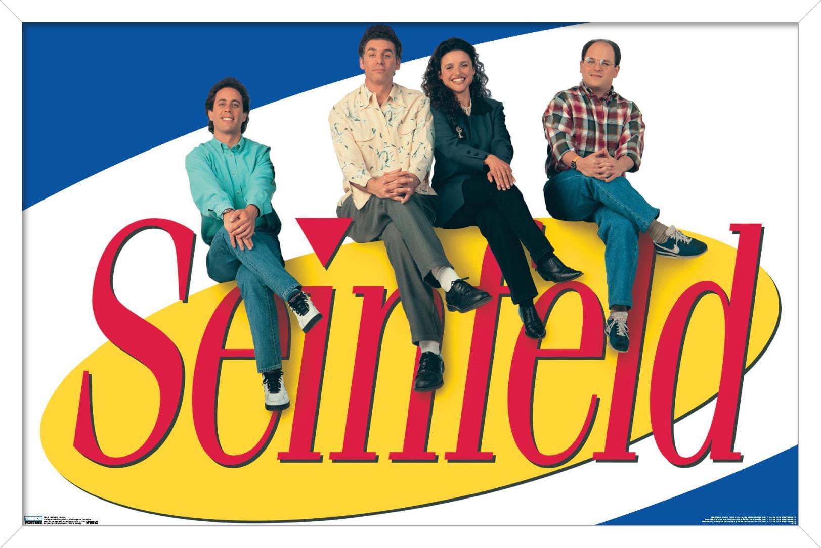Seinfeld - Logo Wall Poster, 14.725" x 22.375", Framed - Walmart.com